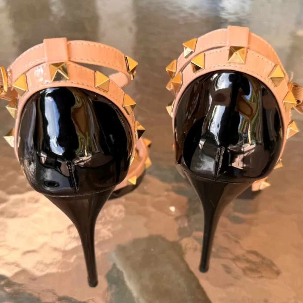 Shoes | Rockstud Caged Pump Size 7 | Poshmark